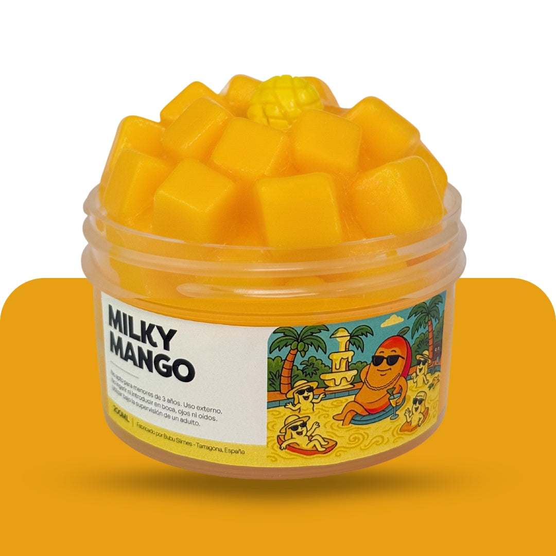 Milky Mango - Slime de Mango Tropical | Bubu Slimes